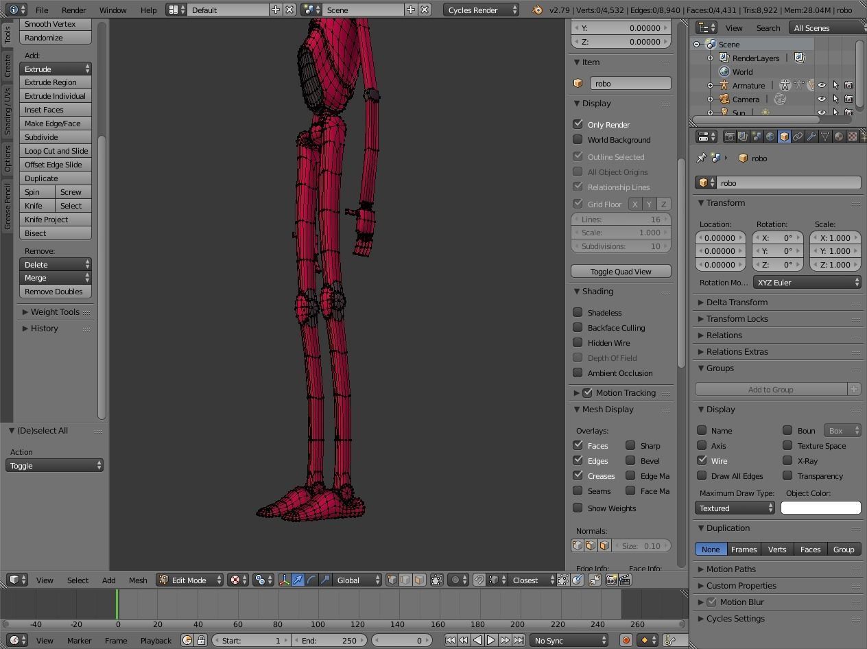 3D model robosan tripod with light VR / AR / low-poly rigged | CGTrader