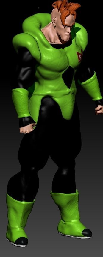 Android a16 Dragon Ball Z 3D model | CGTrader