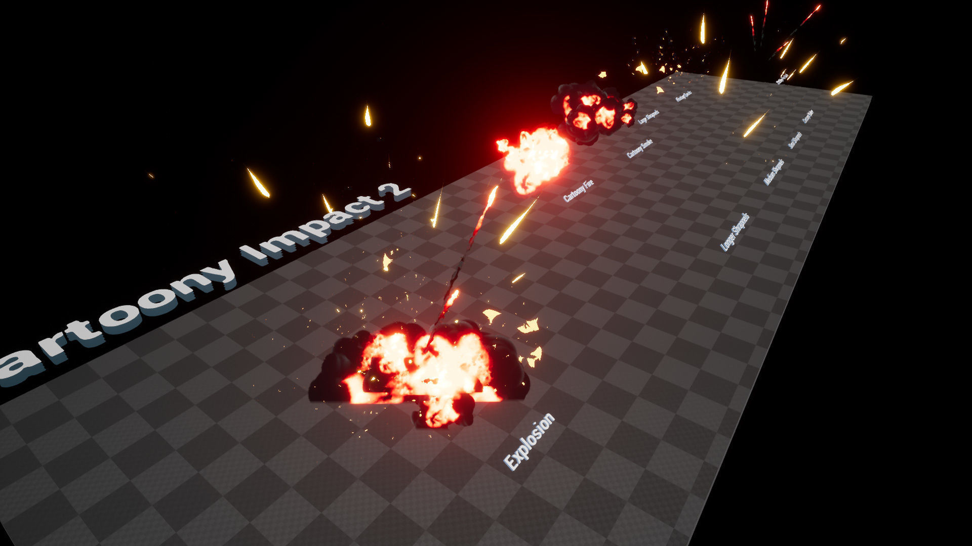 3D model Cartoony Impact Second Edition - Unreal Engine 4 VR / AR / low ...