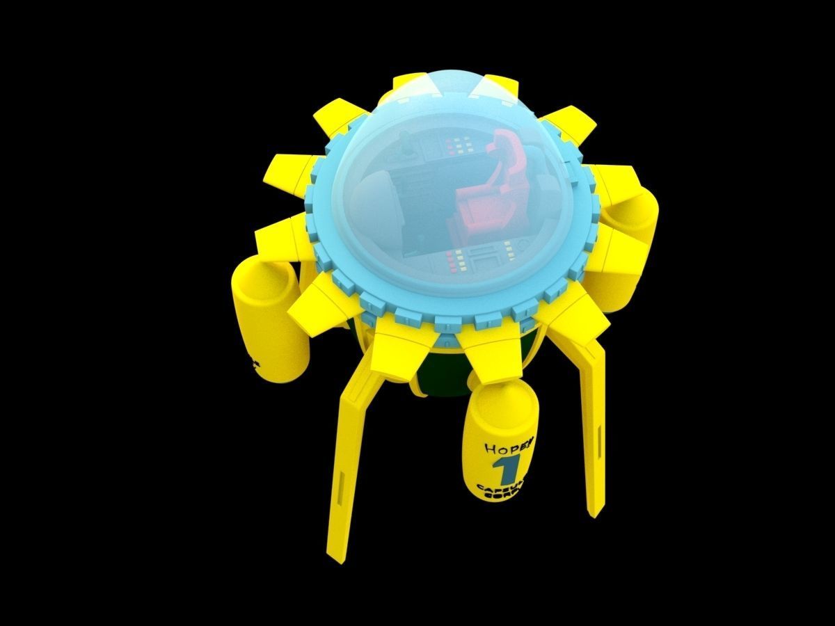 Dragon ball time machine 3D model 3D printable | CGTrader