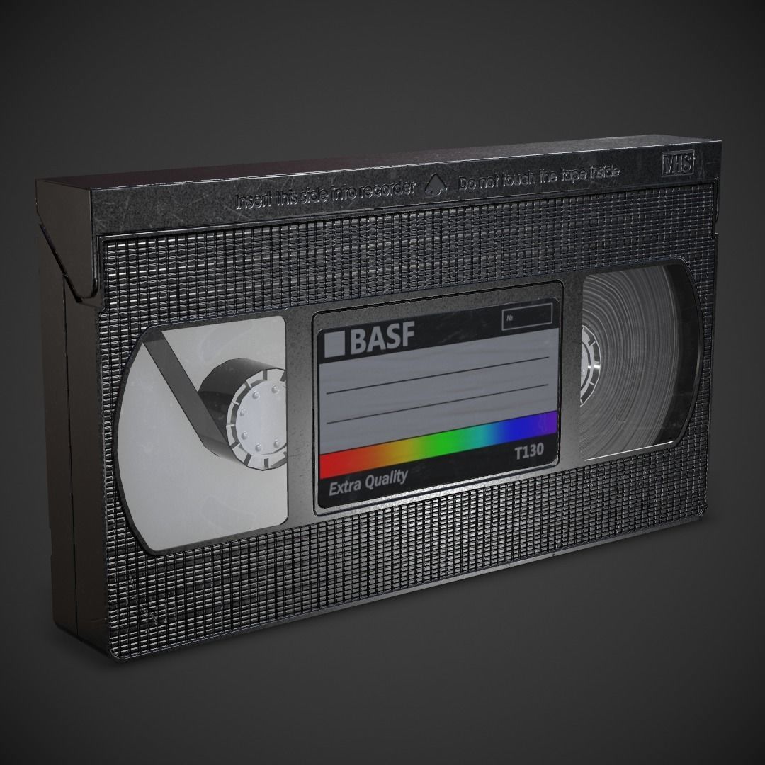 3D model VHS cassette VR / AR / low-poly | CGTrader