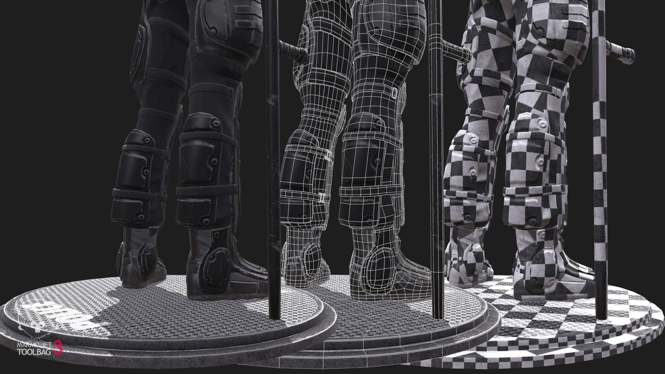 3D model Riot Armor VR / AR / low-poly rigged animated | CGTrader