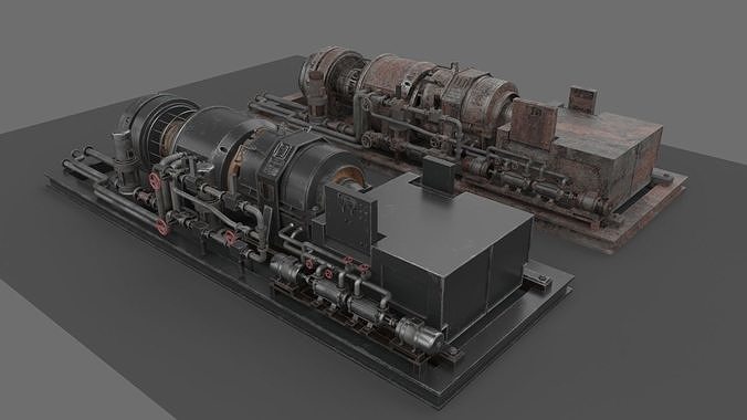 Machinery device 3D model | CGTrader