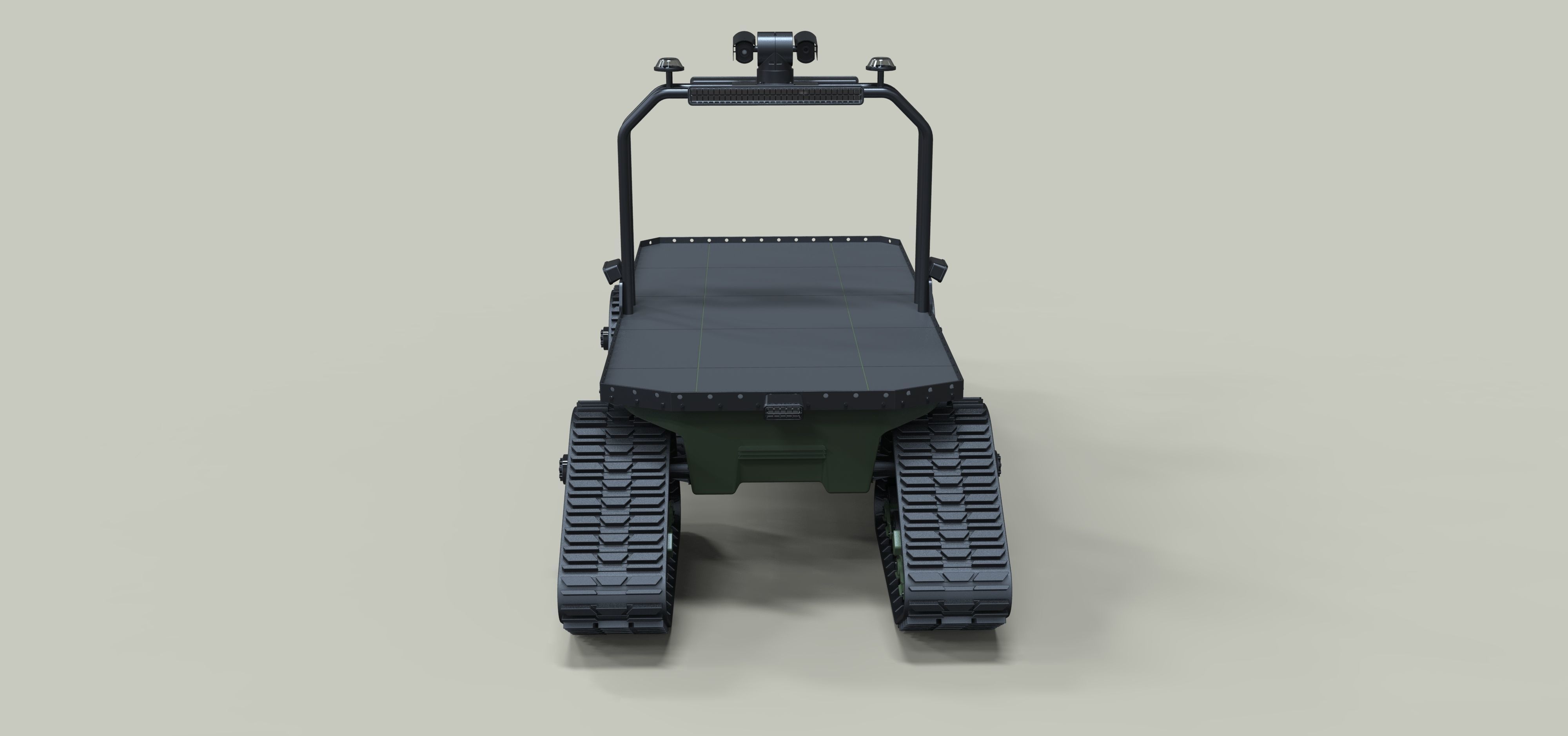 Tracked cargo robot 3D model | CGTrader
