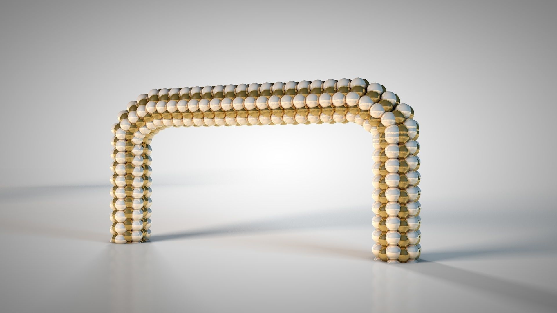 Balloon Arch Triangle flag 3D model | CGTrader