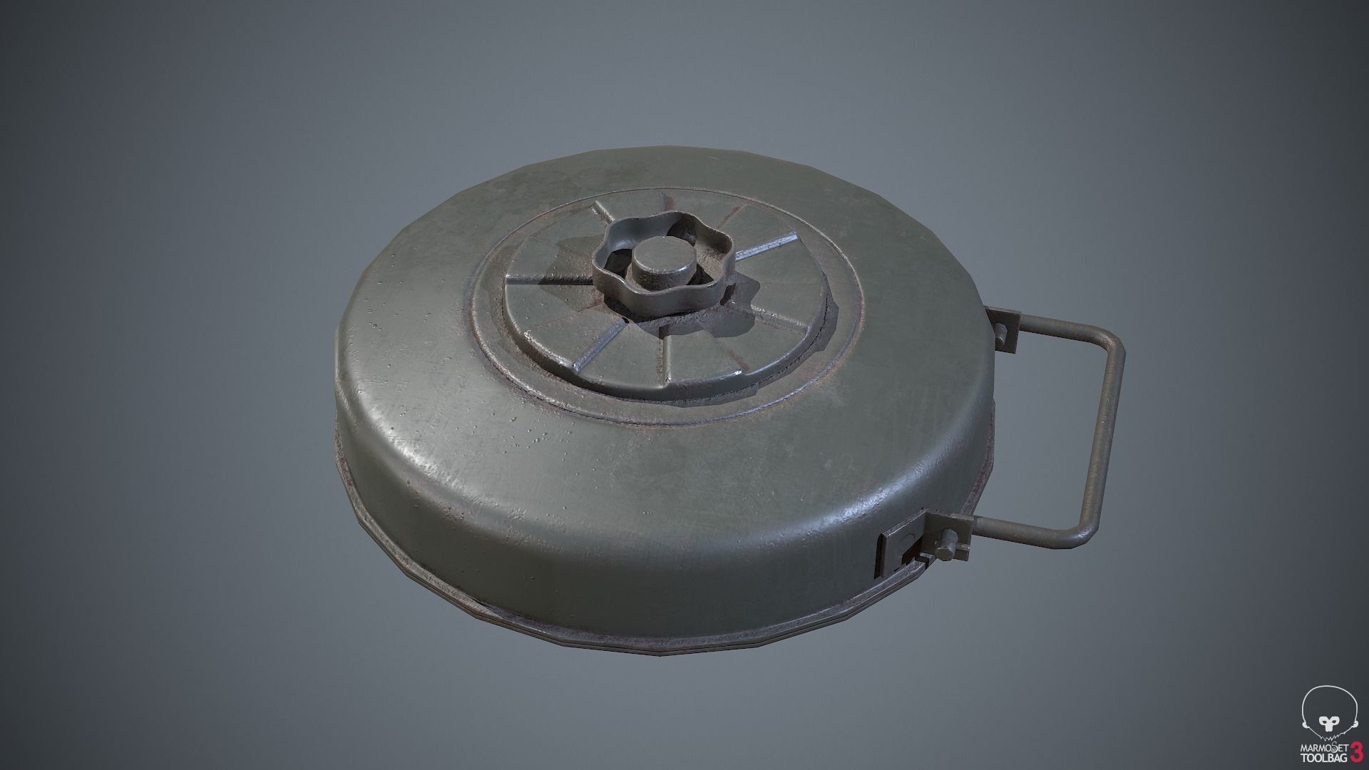 3D model Mine German WW2 VR / AR / low-poly | CGTrader