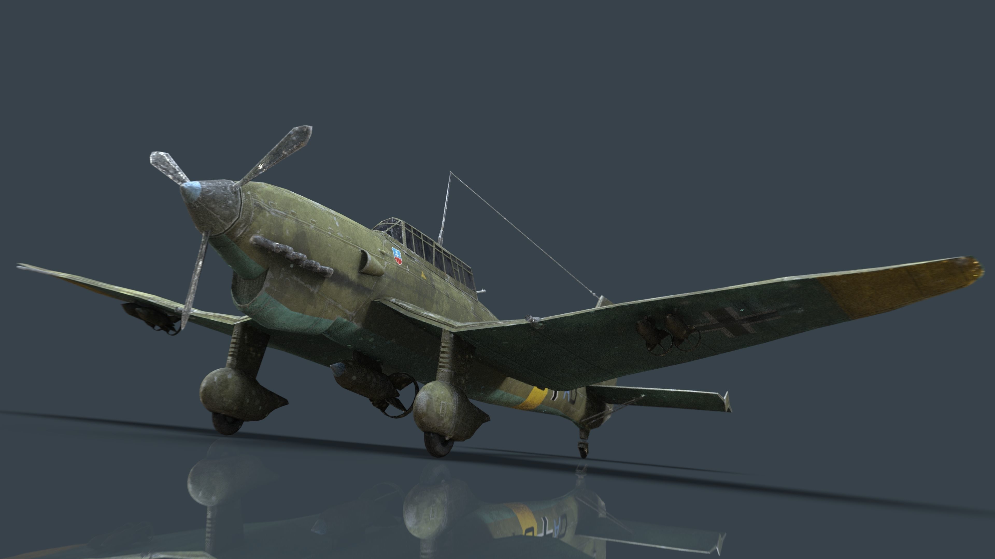 3D model JUNKERS JU 87 STUKA VR / AR / low-poly | CGTrader