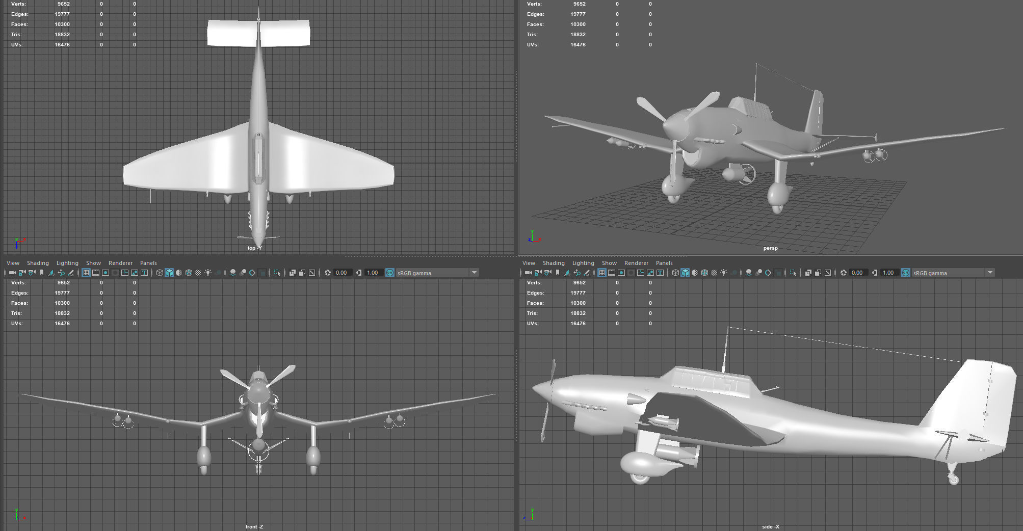 3D model JUNKERS JU 87 STUKA VR / AR / low-poly | CGTrader