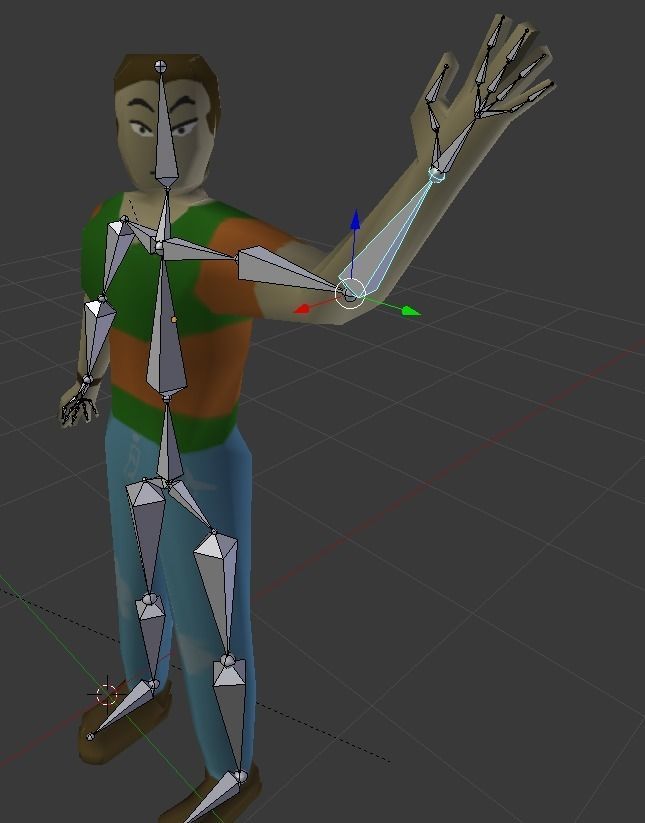 3D model Guy Low-poly man VR / AR / low-poly rigged | CGTrader