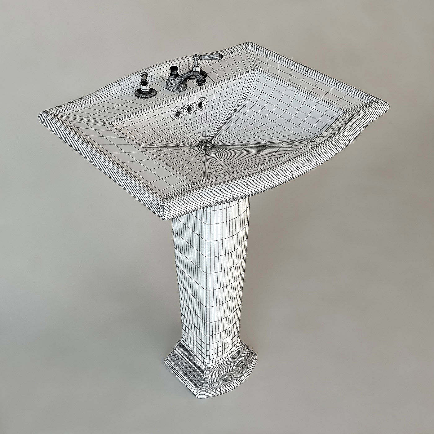 Devon Devon Washstand 3D model | CGTrader