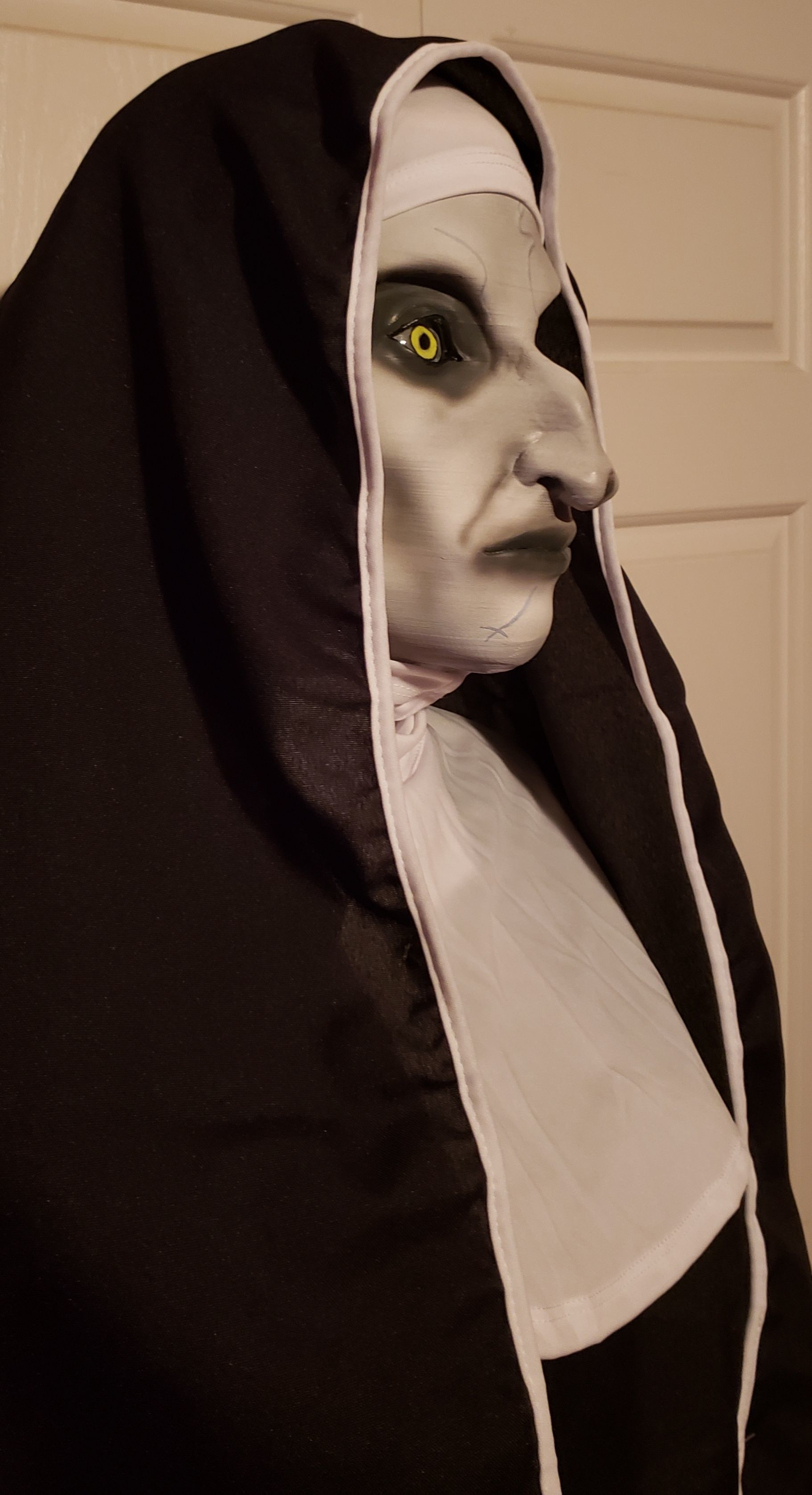 Valak The Nun head ready to print 3D model 3D printable | CGTrader