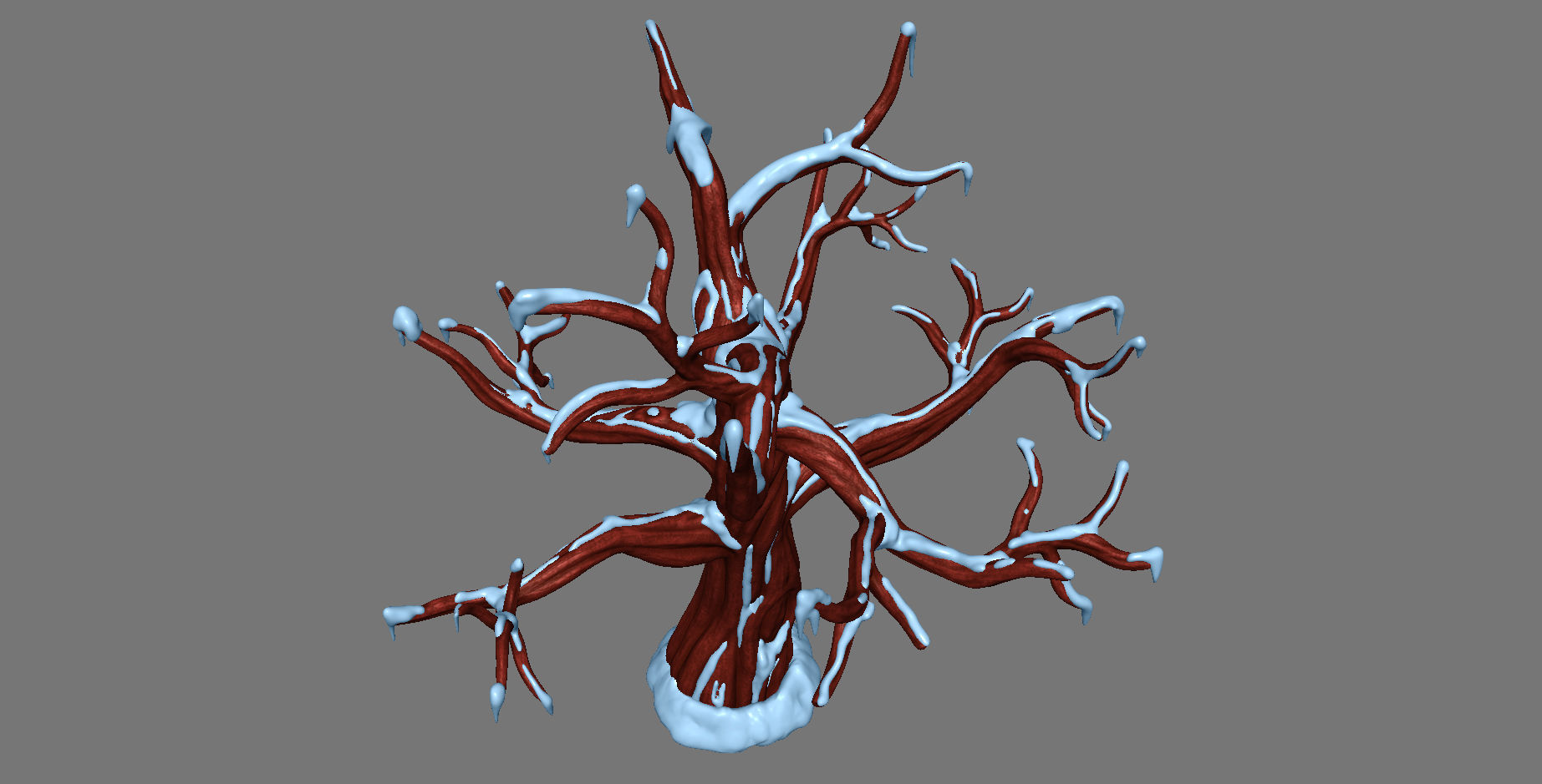 Snow Tree 3D model | CGTrader