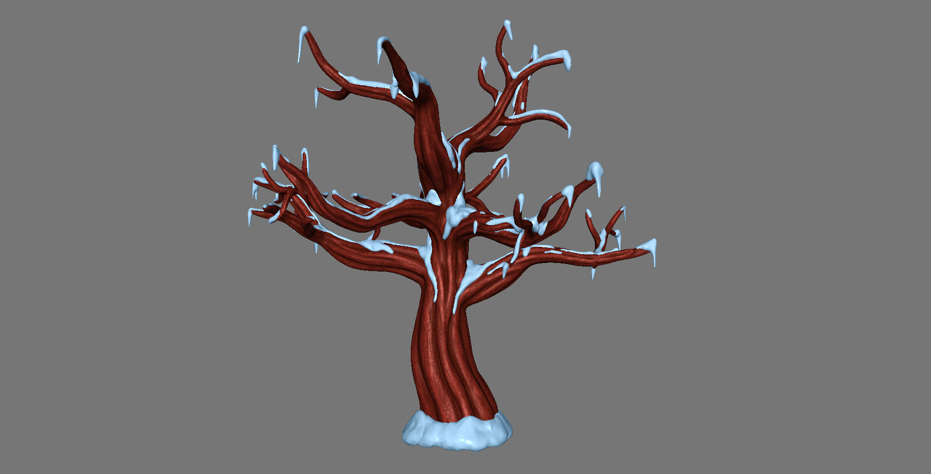 Snow Tree 3D model | CGTrader