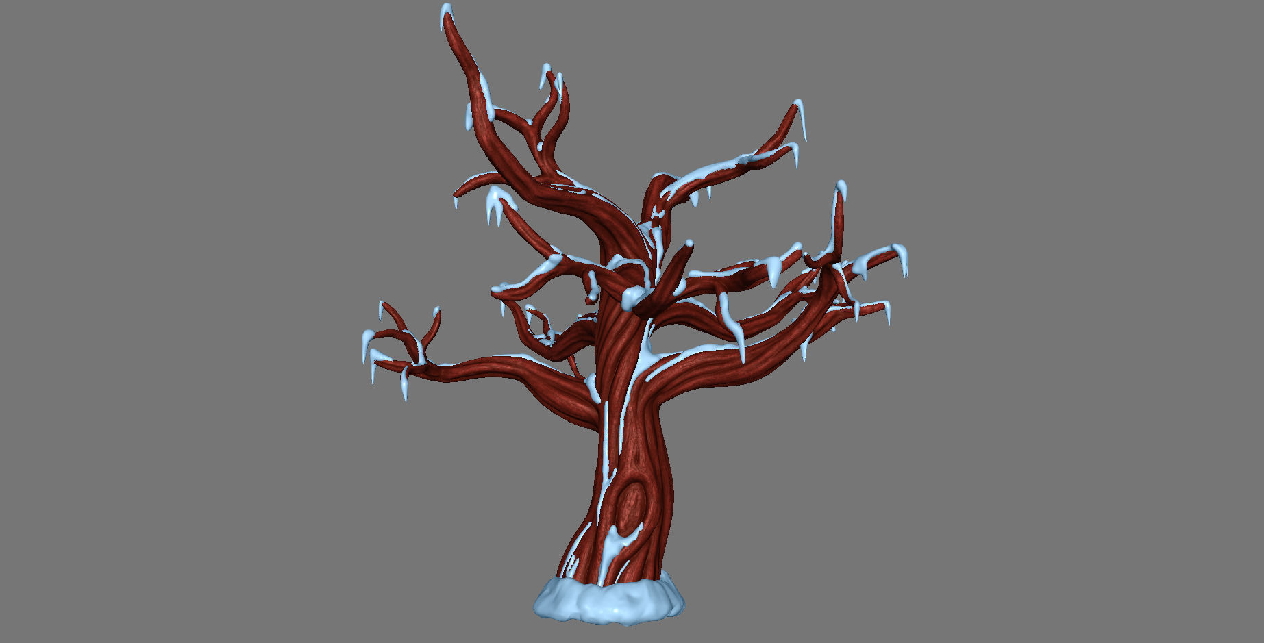 Snow Tree 3D model | CGTrader