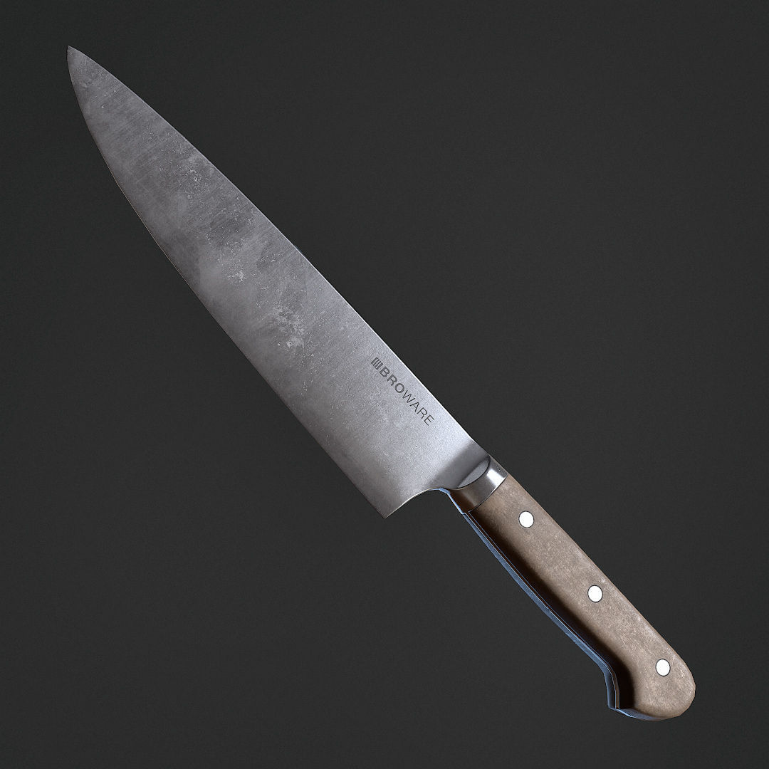 3D model Kitchen Knife VR / AR / low-poly | CGTrader