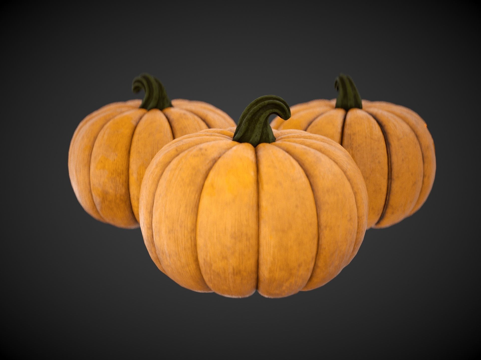 3D Carved and normal pumpkin 3D Model Collection | CGTrader