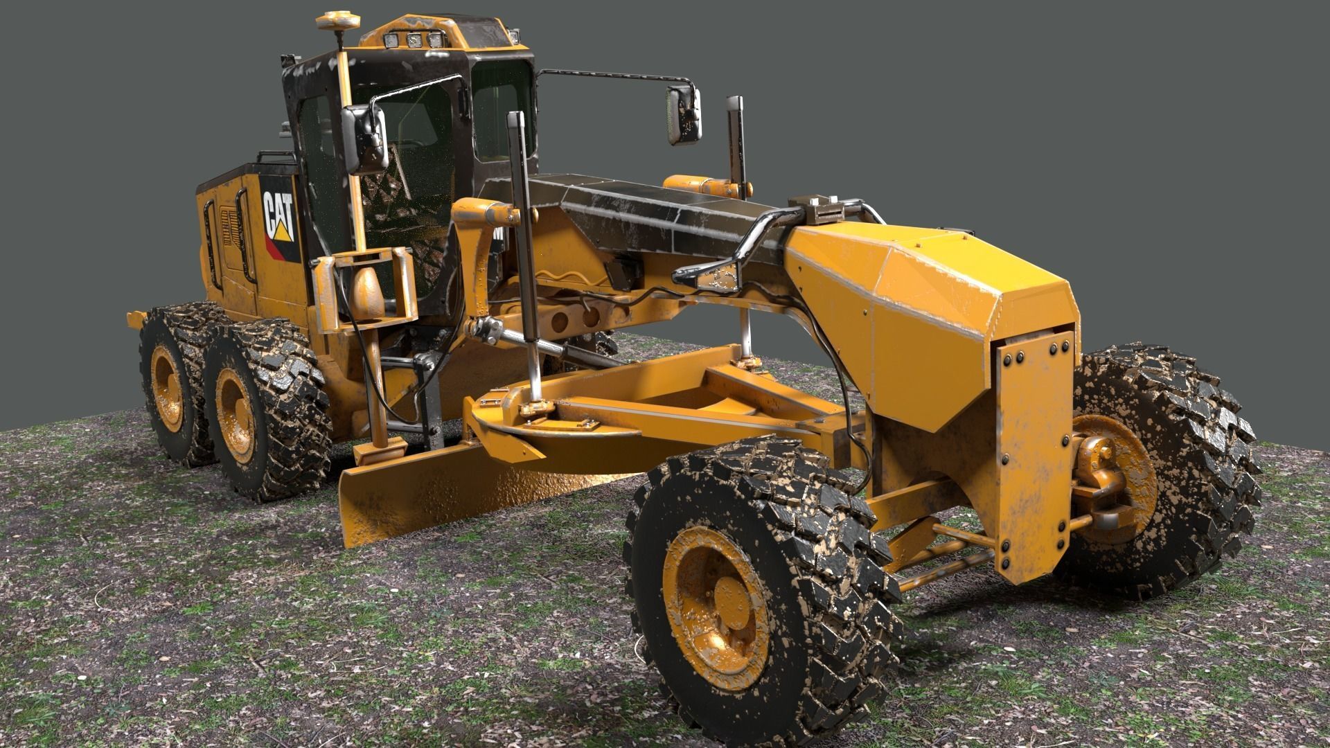 CAT 140M 3D model | CGTrader
