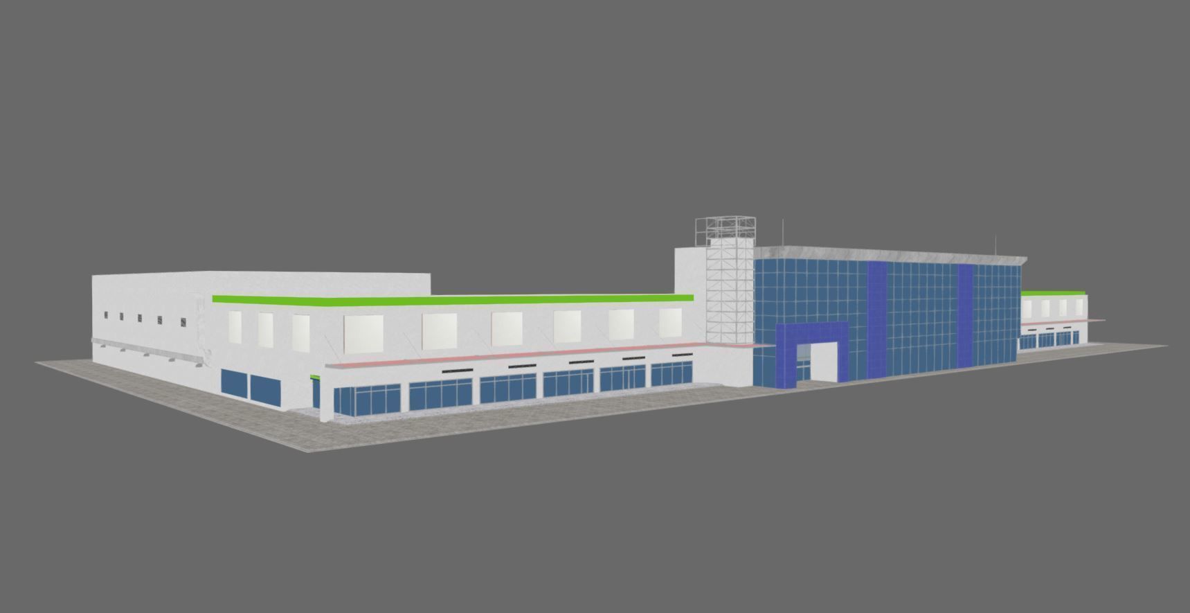 Mall Building 3D model | CGTrader