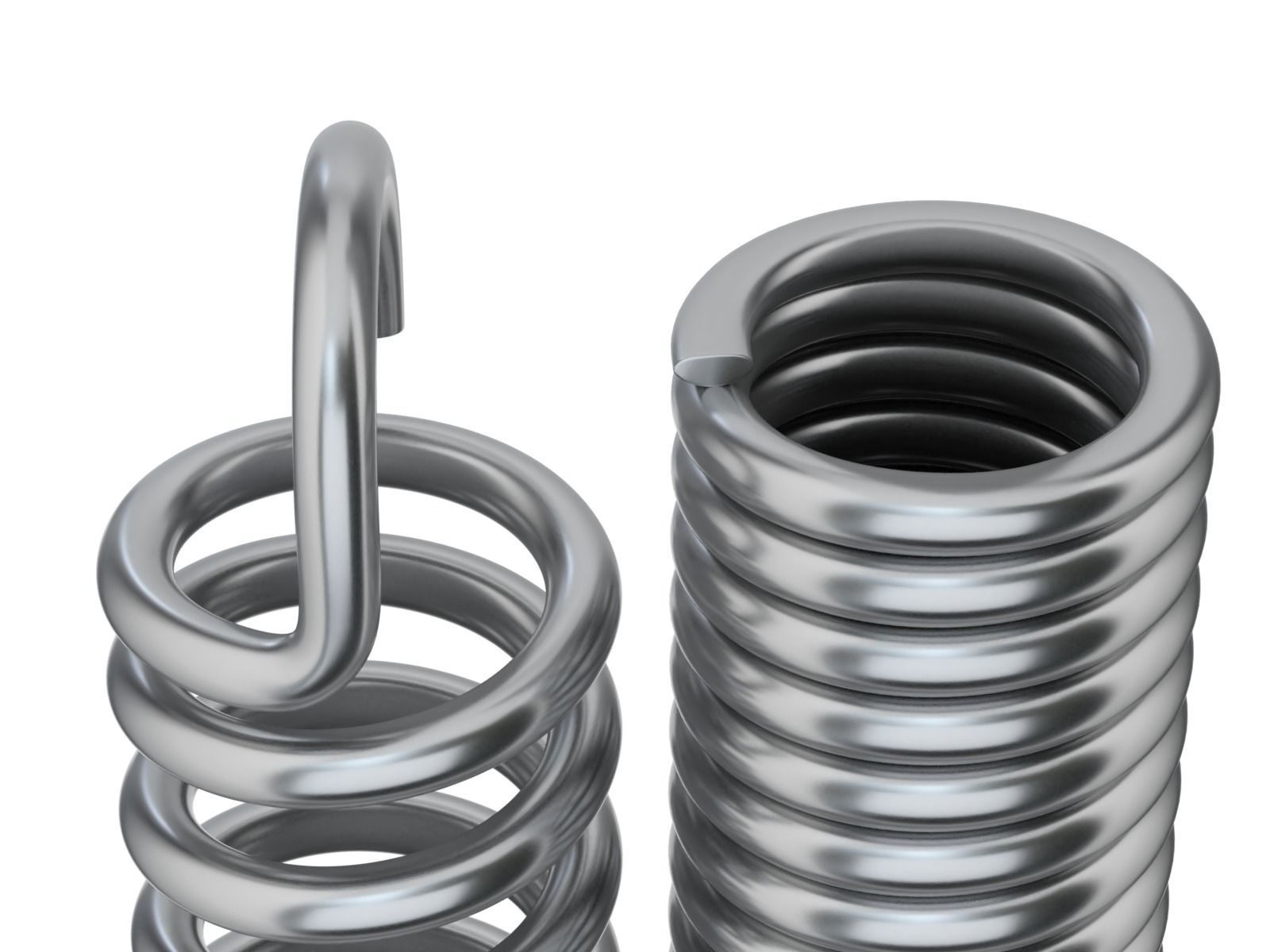 Animated Metal Springs made in Blender 3D model | CGTrader