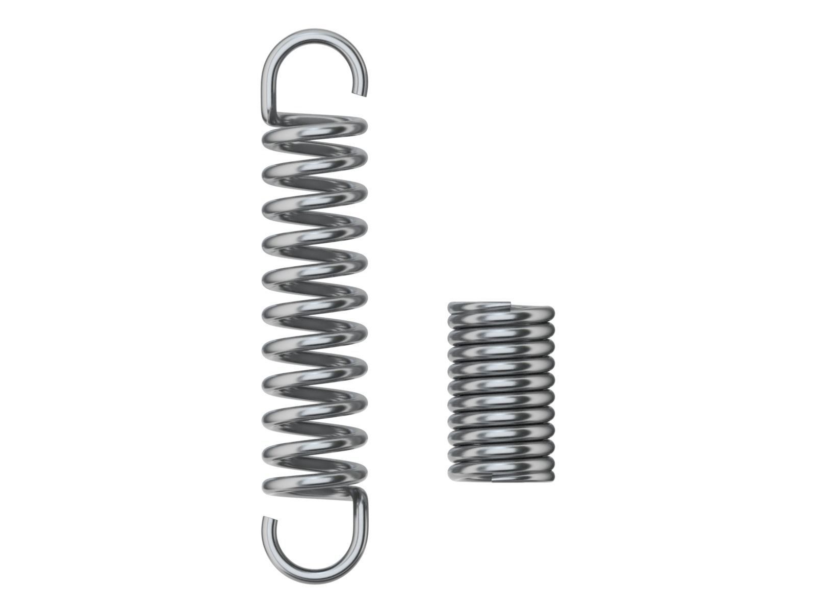 Animated Metal Springs made in Blender 3D model | CGTrader