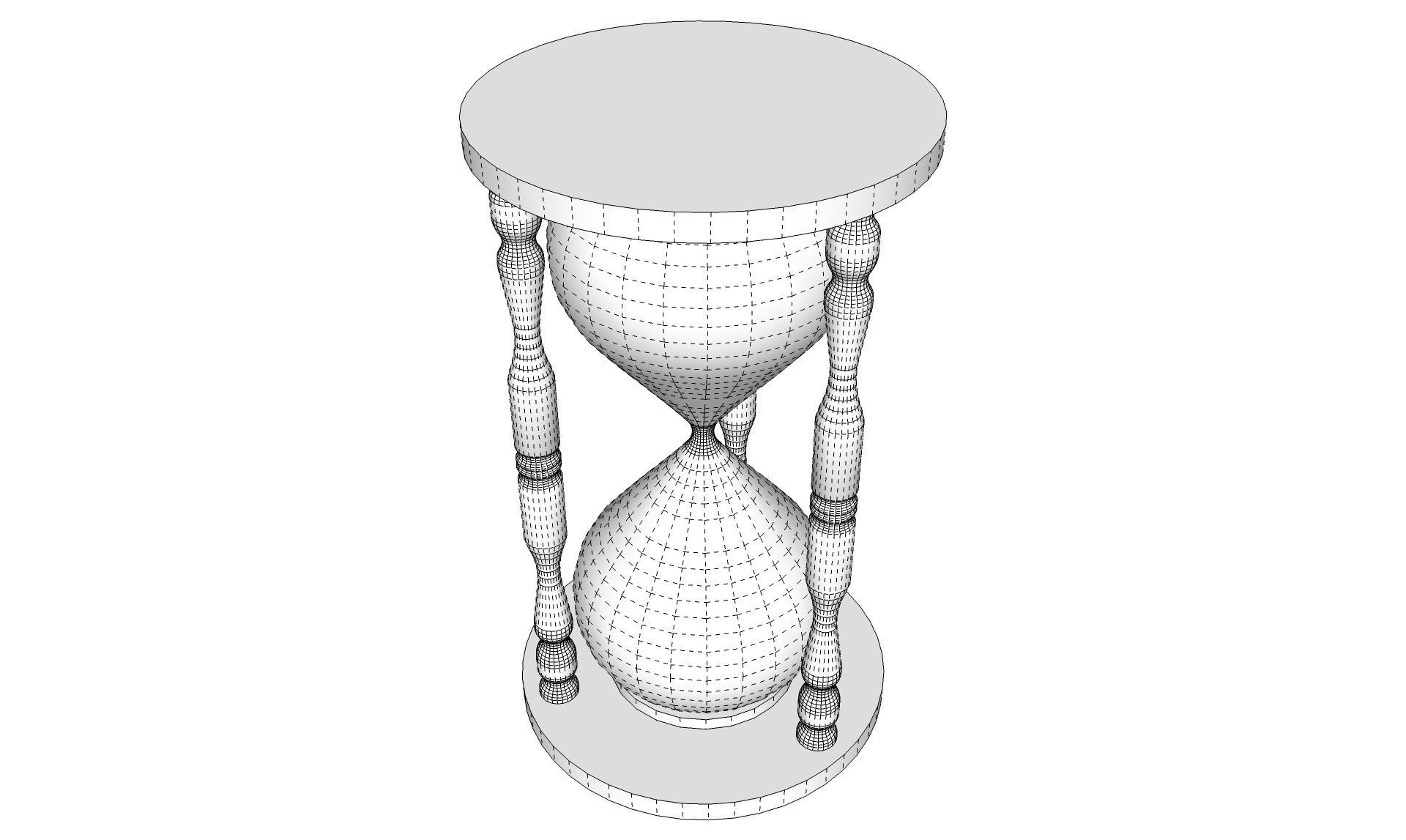 Sand Clock 3D model | CGTrader