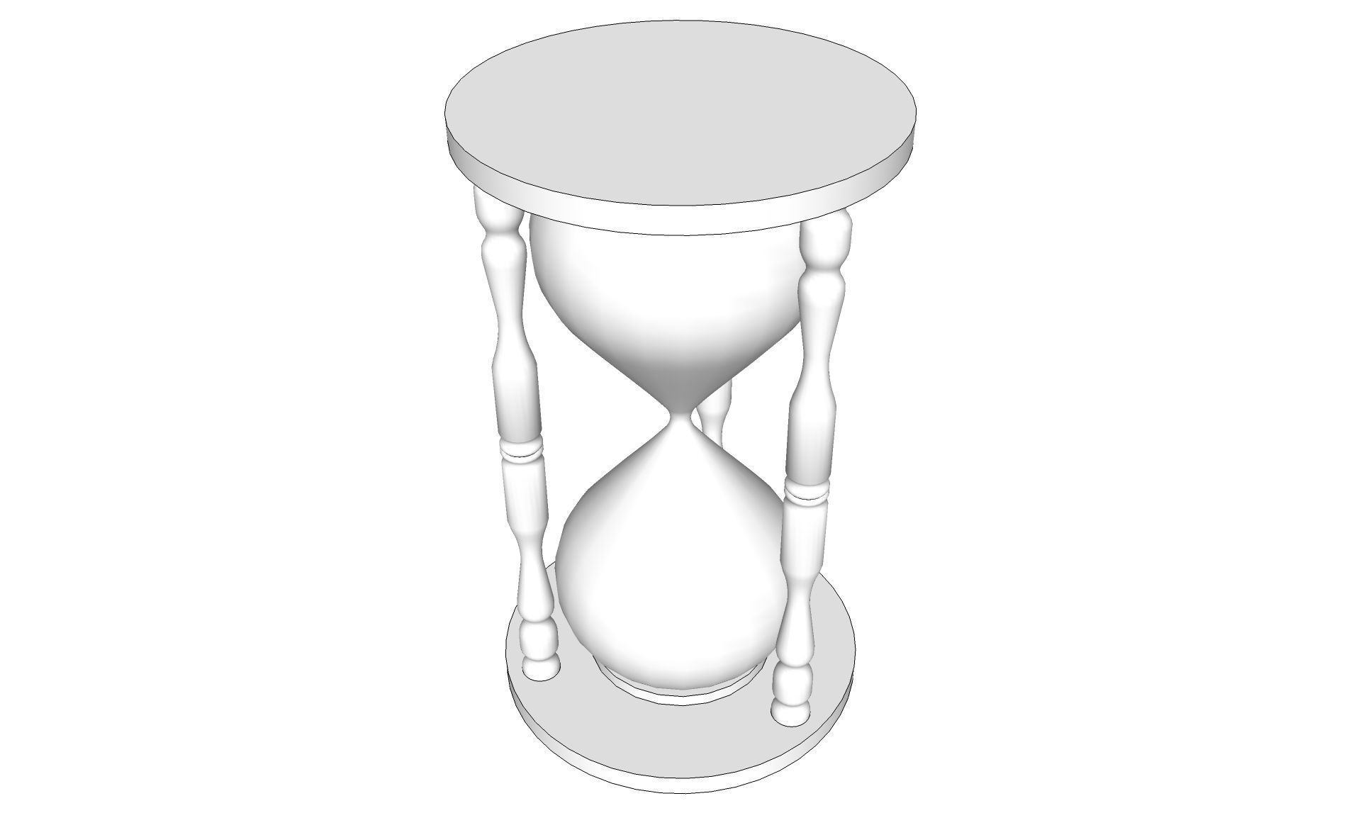 Sand Clock 3D model | CGTrader