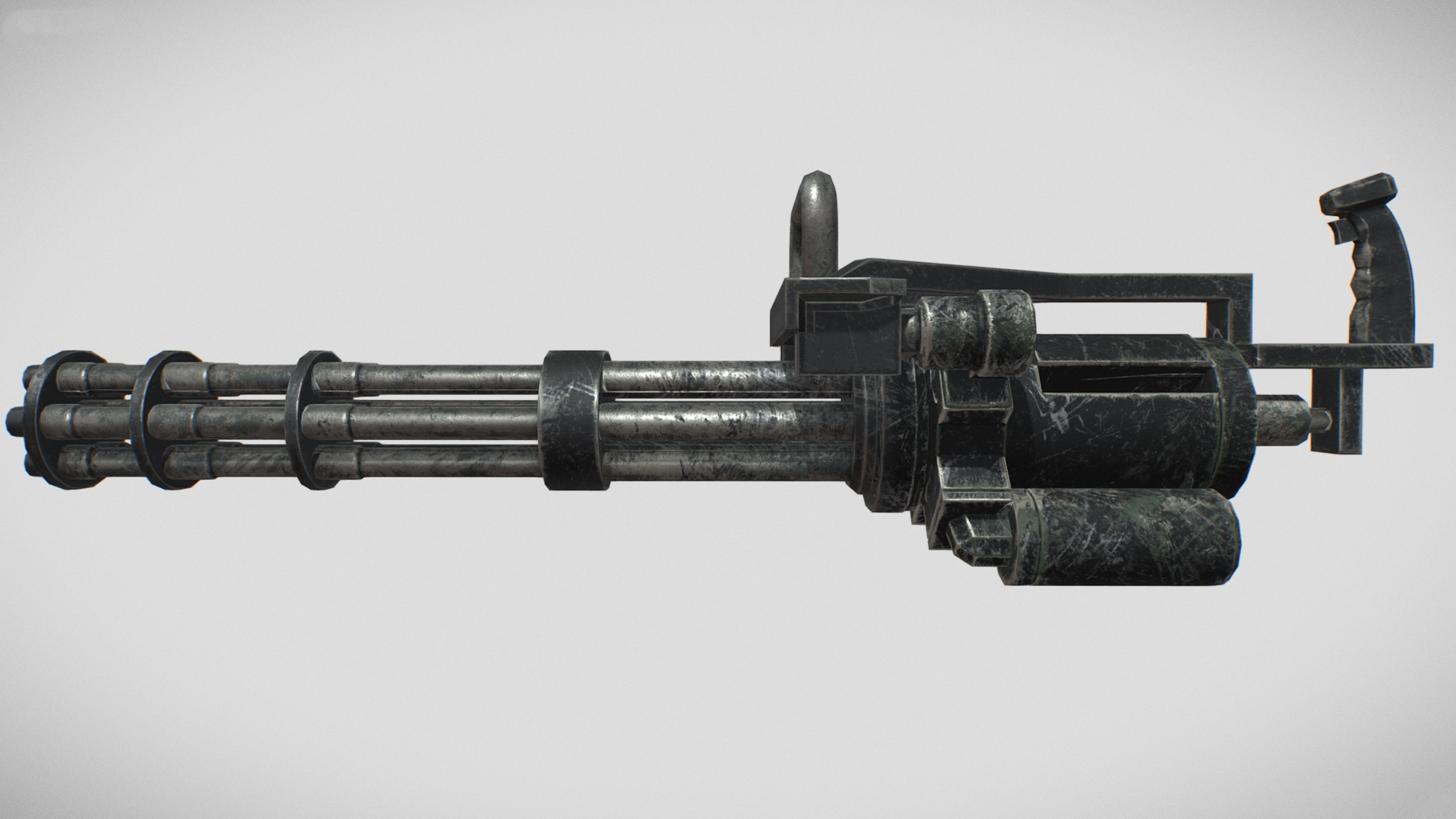 3D model M134 Vulcan Machine Gun VR / AR / low-poly | CGTrader