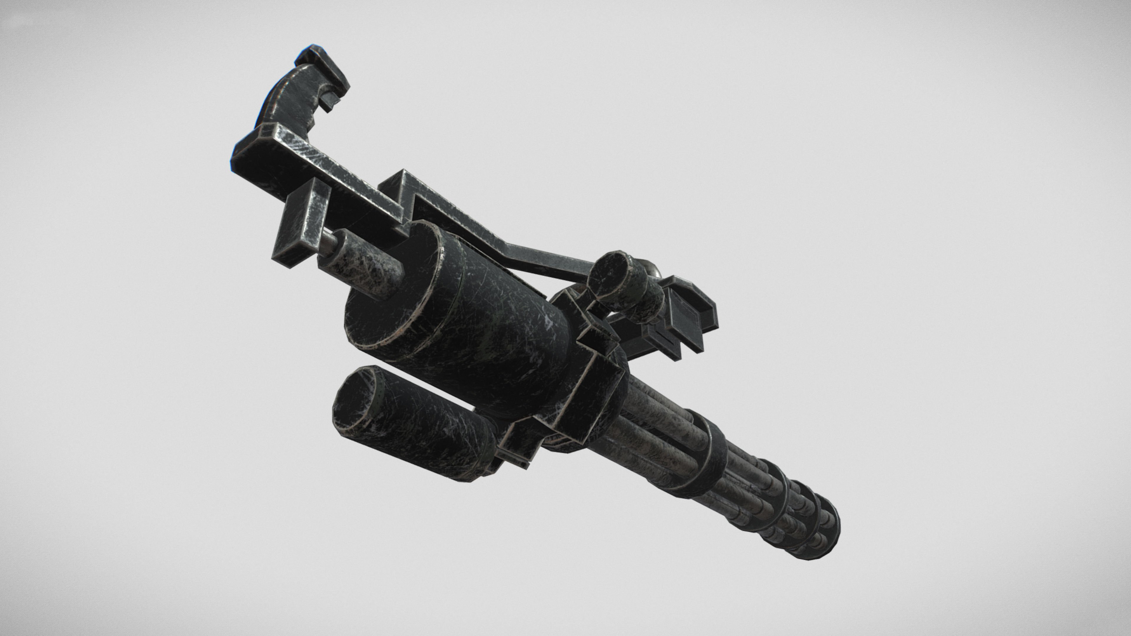 3D model M134 Vulcan Machine Gun VR / AR / low-poly | CGTrader