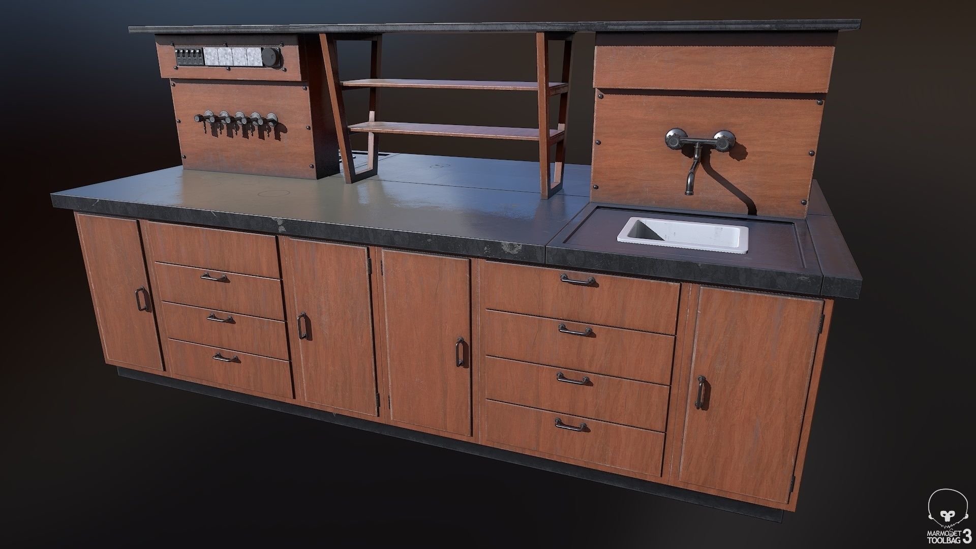 3D model Laboratory Table VR / AR / low-poly | CGTrader