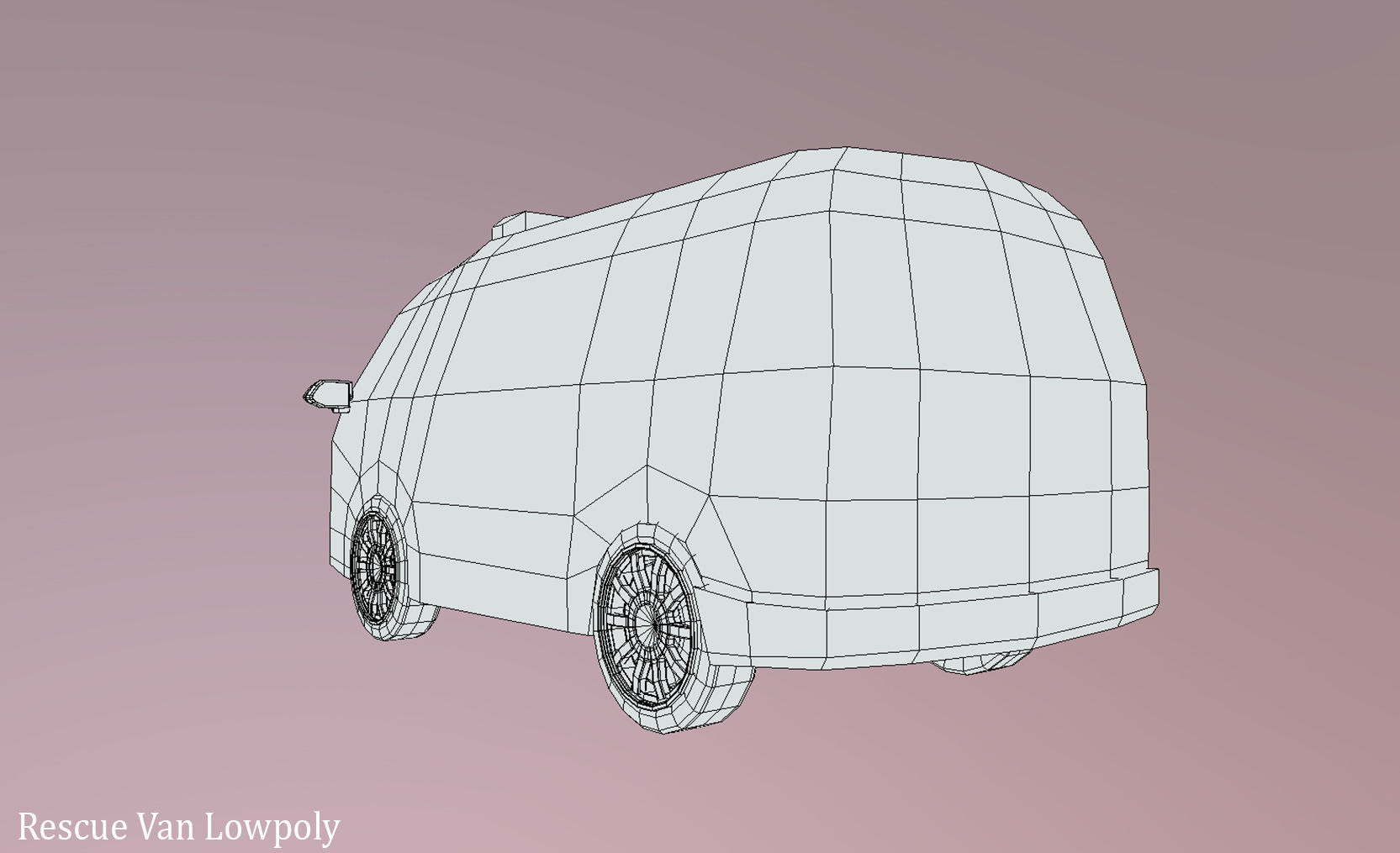 3D model Rescue Van Rescue Van Lowpoly VR / AR / low-poly | CGTrader