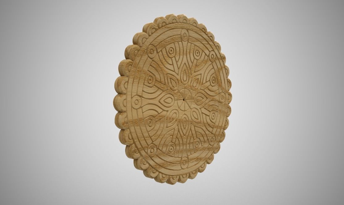 Wooden Trivet 3D model 3D printable | CGTrader