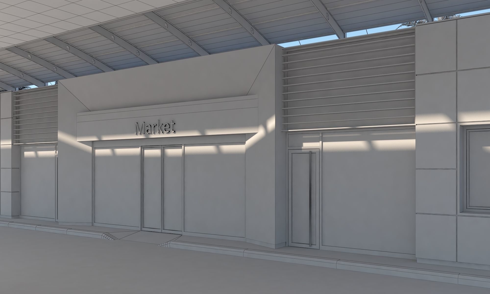 Gas Station Scene 3D model | CGTrader