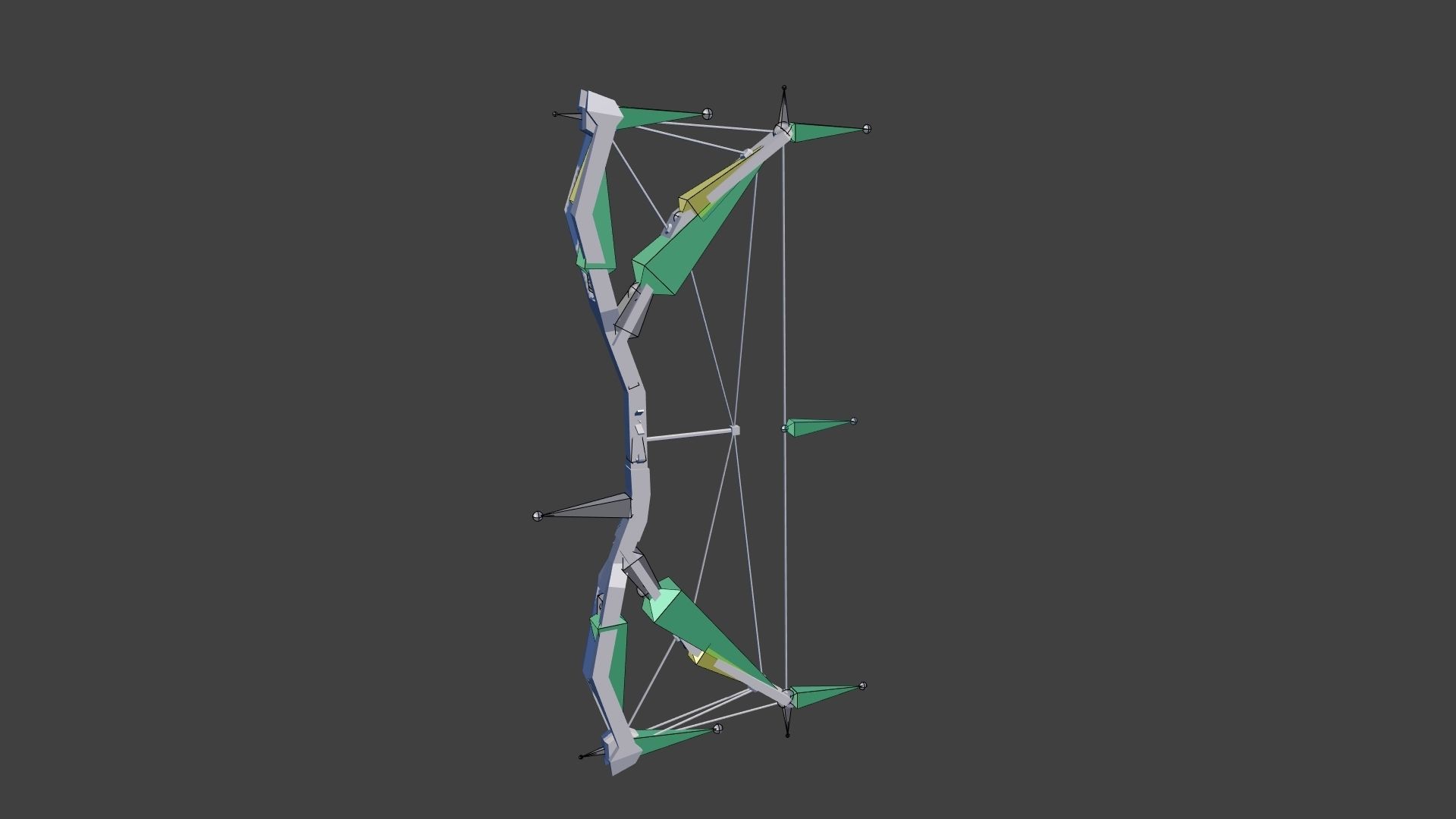 Low poly tactical bow free VR / AR / low-poly 3D model rigged | CGTrader