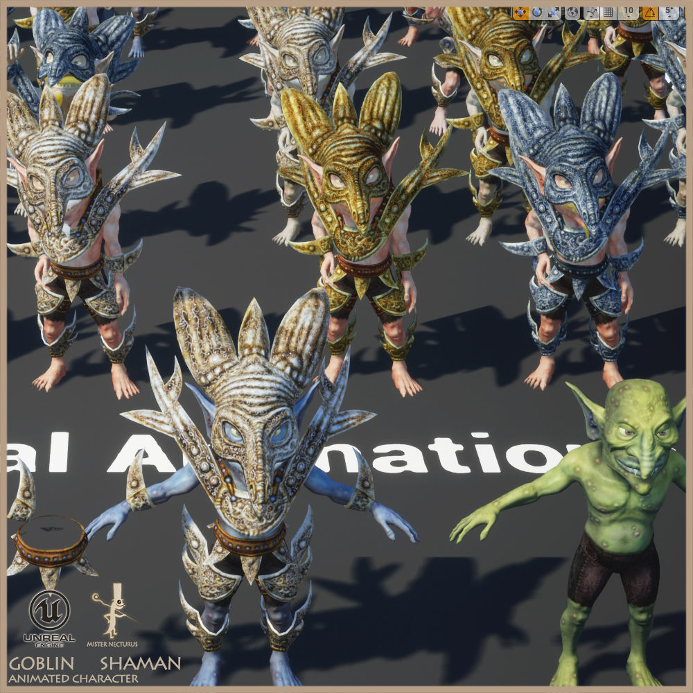 3D model GOBLINS ARMY VR / AR / low-poly rigged animated | CGTrader