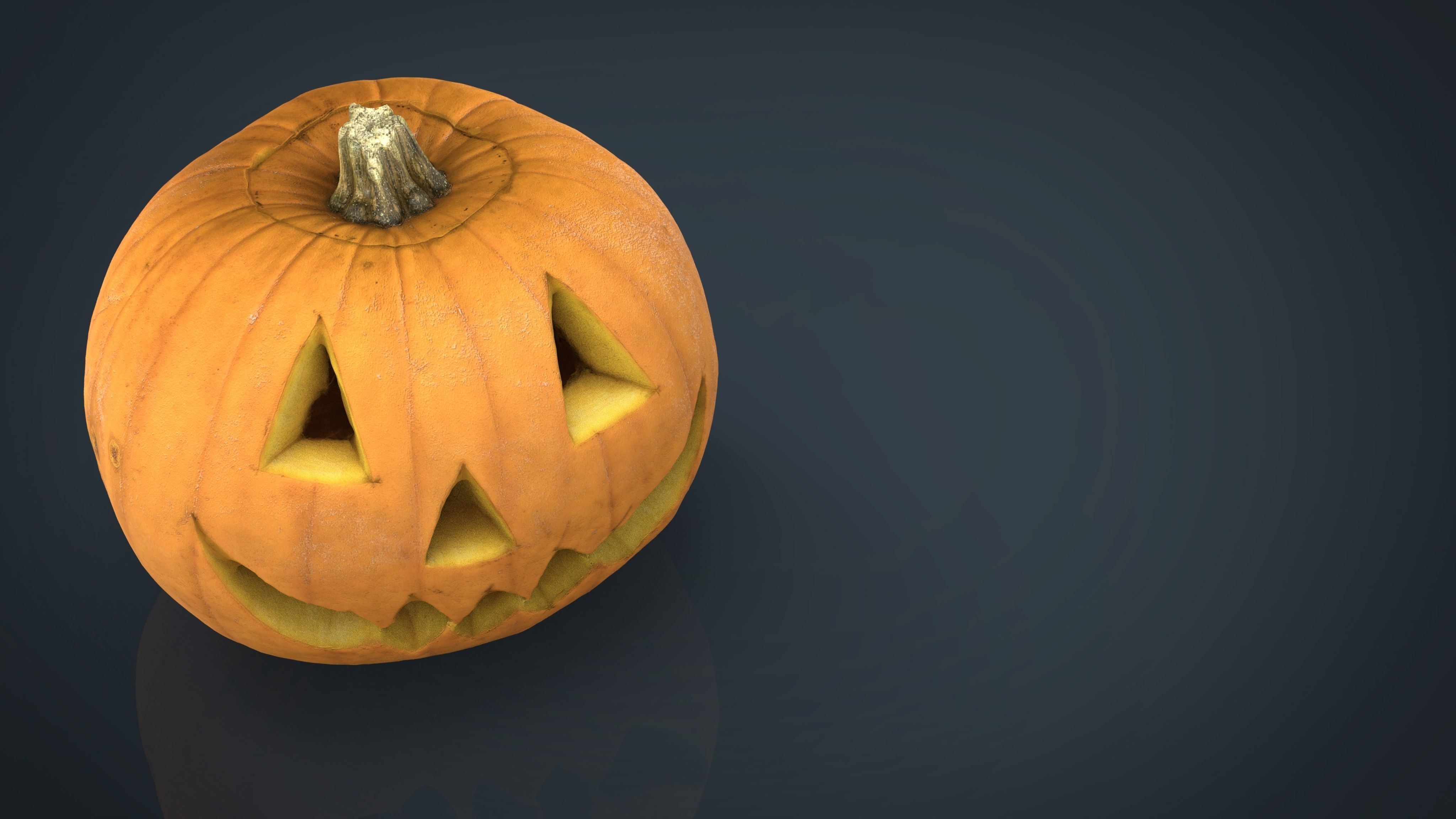 3D model Realistic Halloween Pumpkin VR / AR / low-poly | CGTrader