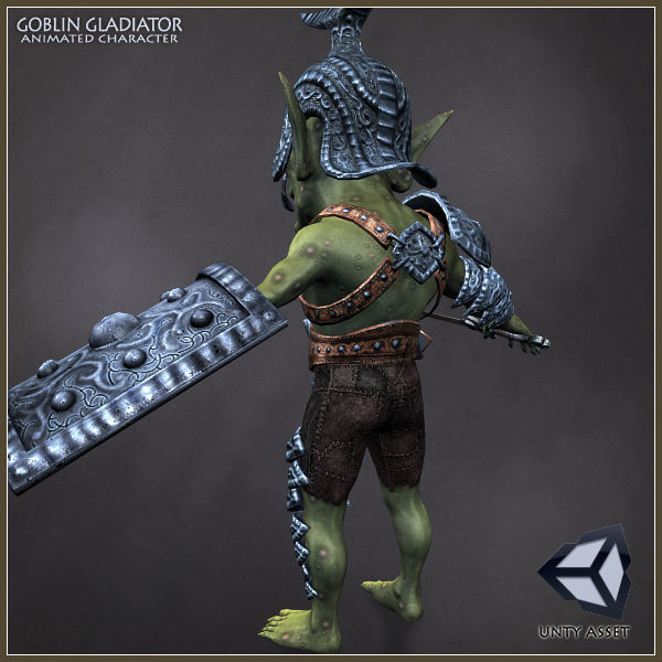 3D model Goblins Army Light Version VR / AR / low-poly rigged animated ...