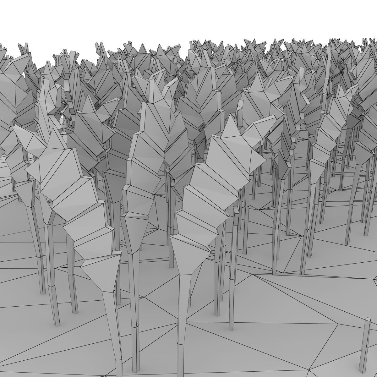 3D model Cartoon field VR / AR / low-poly | CGTrader