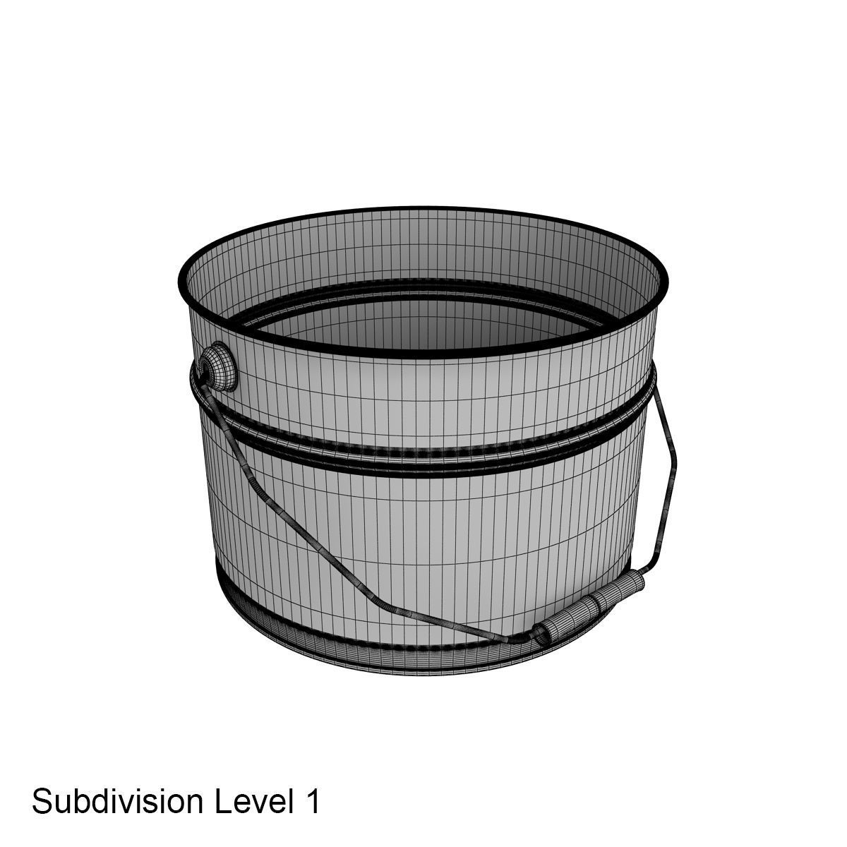 Bucket 3D model | CGTrader