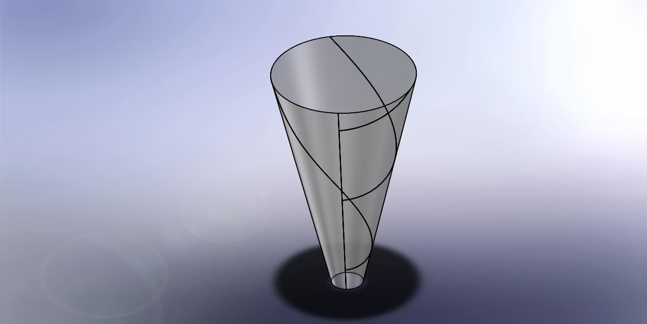 3D model Huge cone - sheet metal | CGTrader