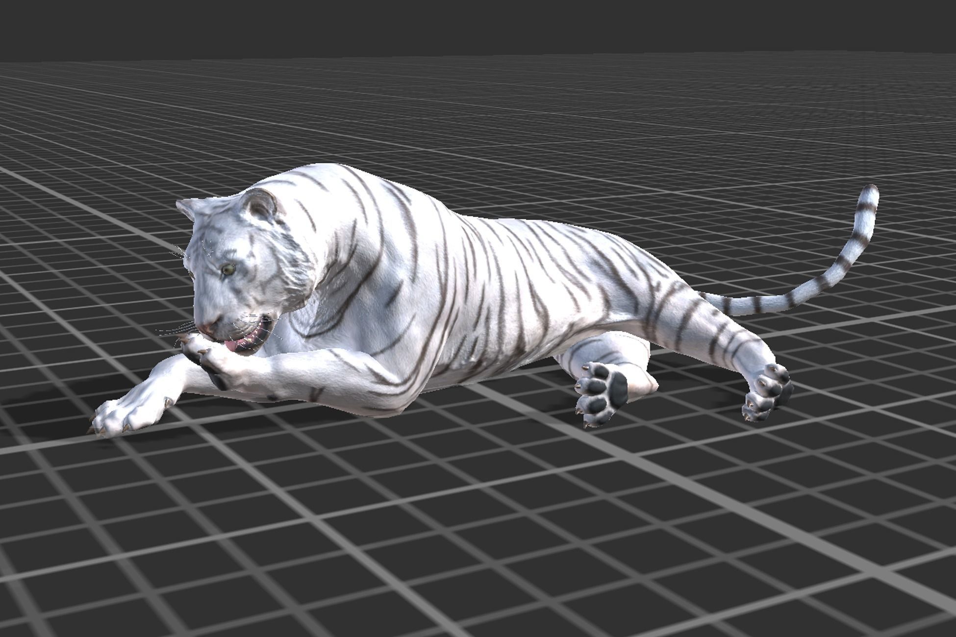 3D model Tiger VR / AR / low-poly rigged animated | CGTrader