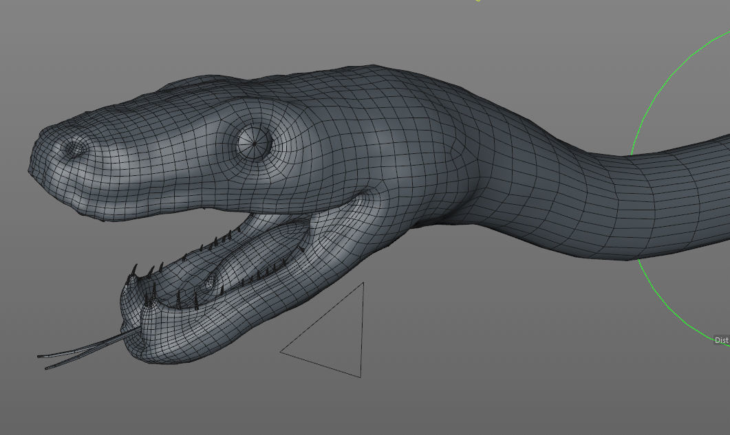 3D model Green Boa VR / AR / low-poly rigged | CGTrader