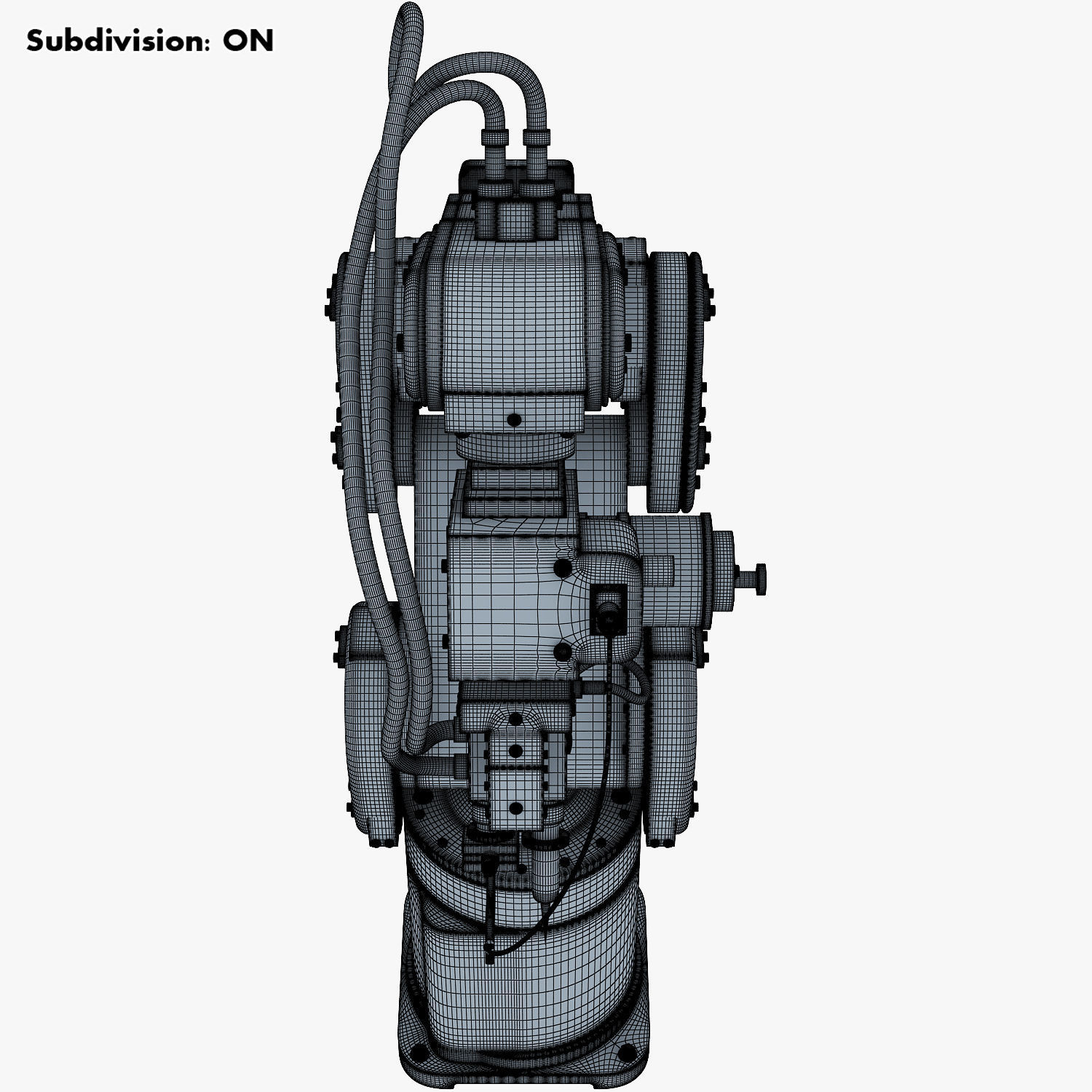 Generic Industrial Robot v 1 3D model | CGTrader