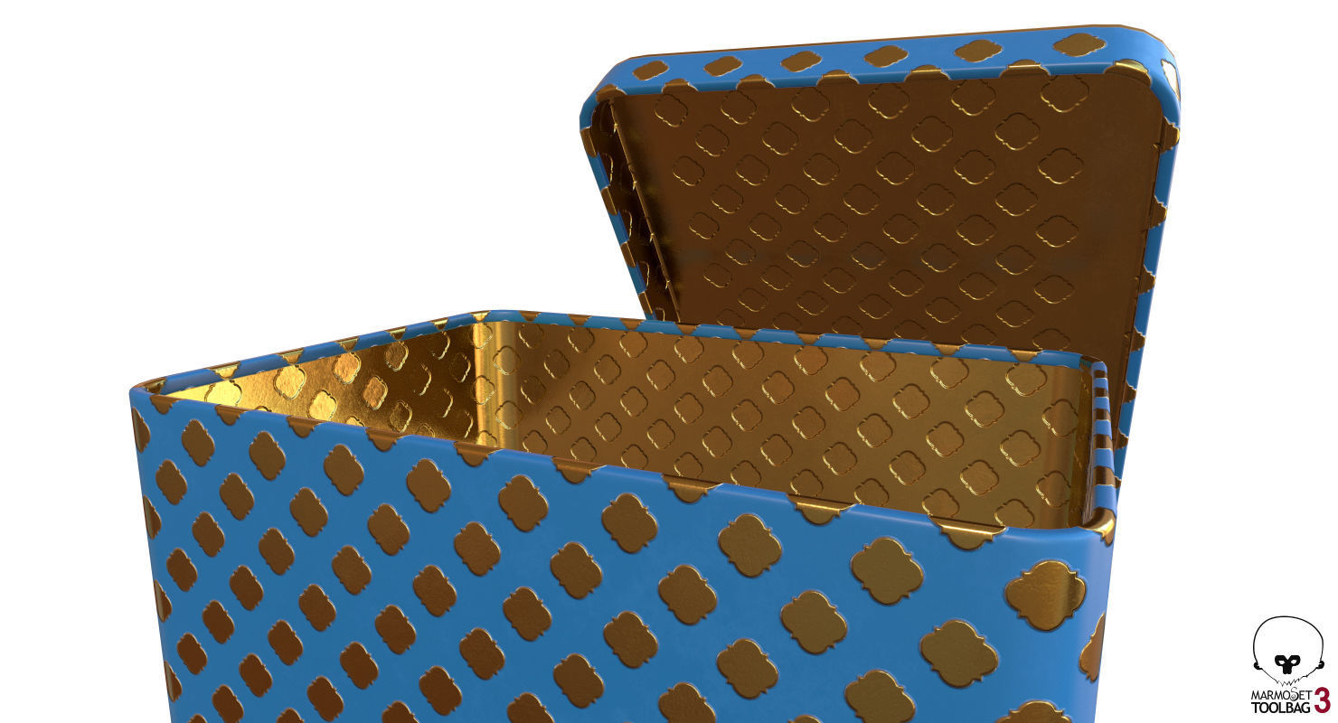 3D model Metal Box model VR / AR / low-poly | CGTrader