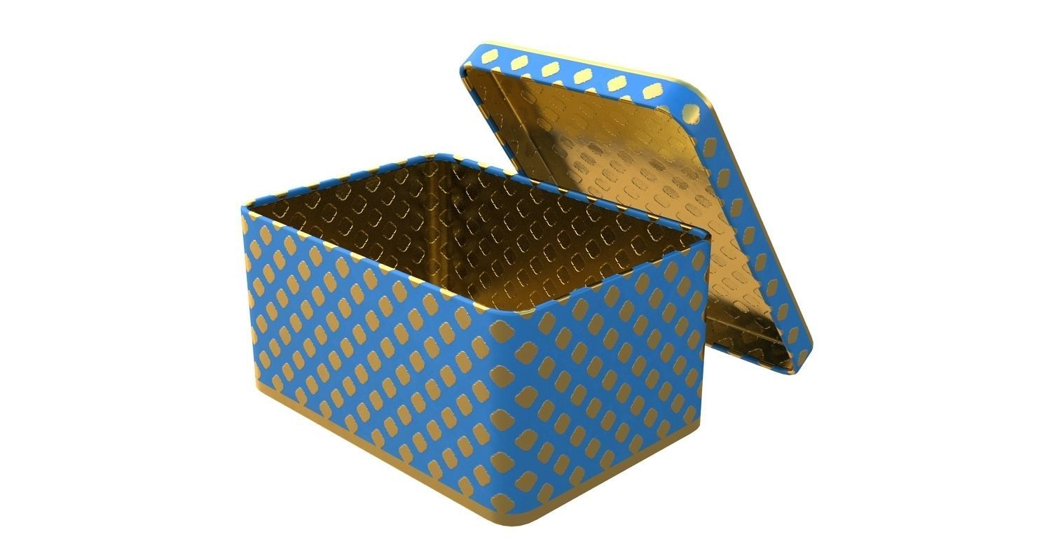 3D model Metal Box model VR / AR / low-poly | CGTrader