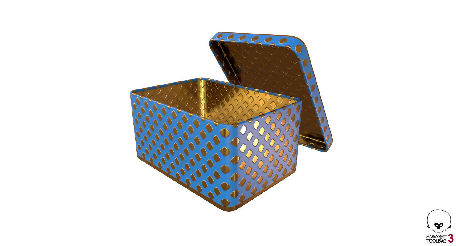 3D model Metal Box model VR / AR / low-poly | CGTrader