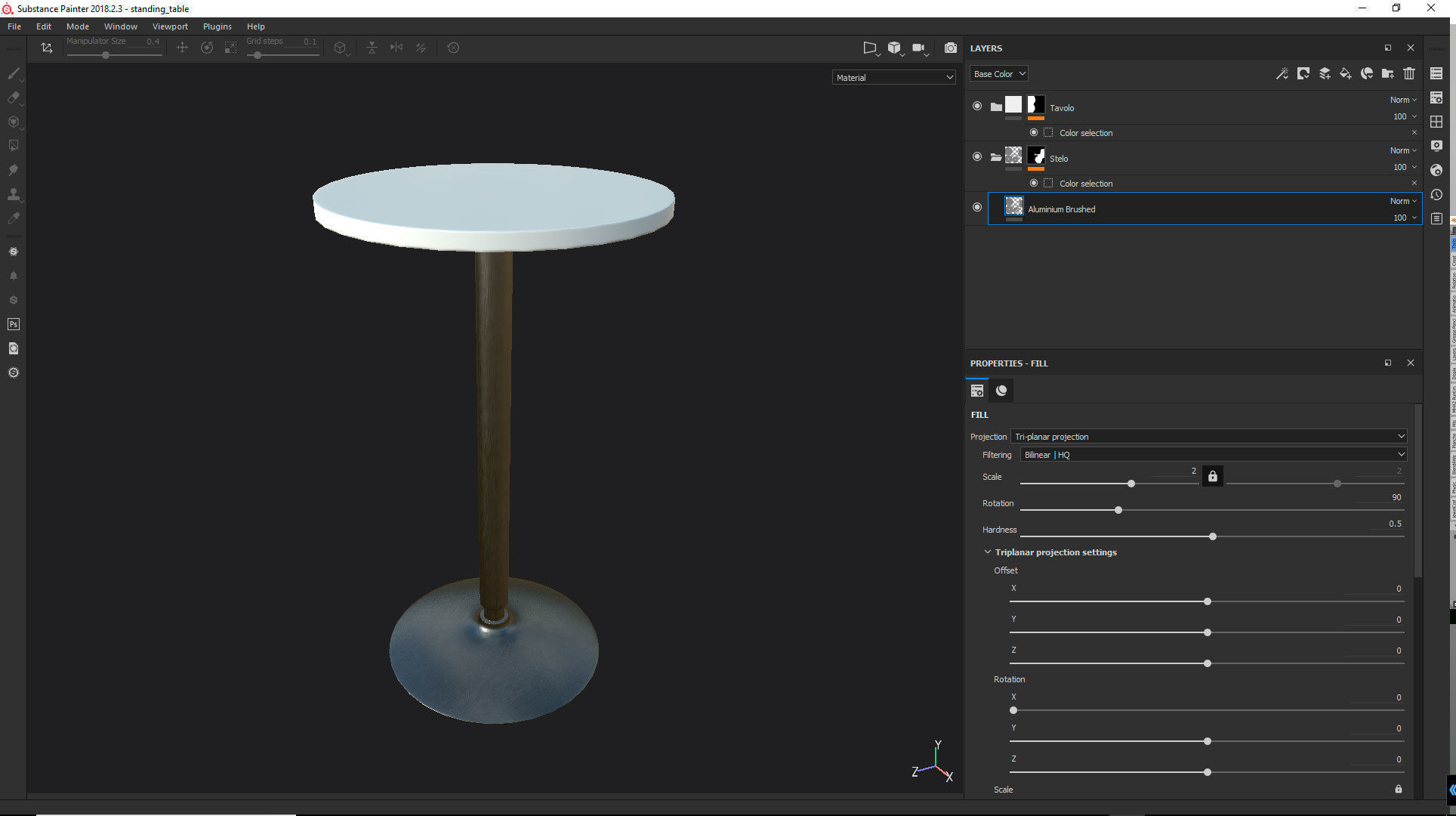 3D model Standing Table VR / AR / low-poly | CGTrader