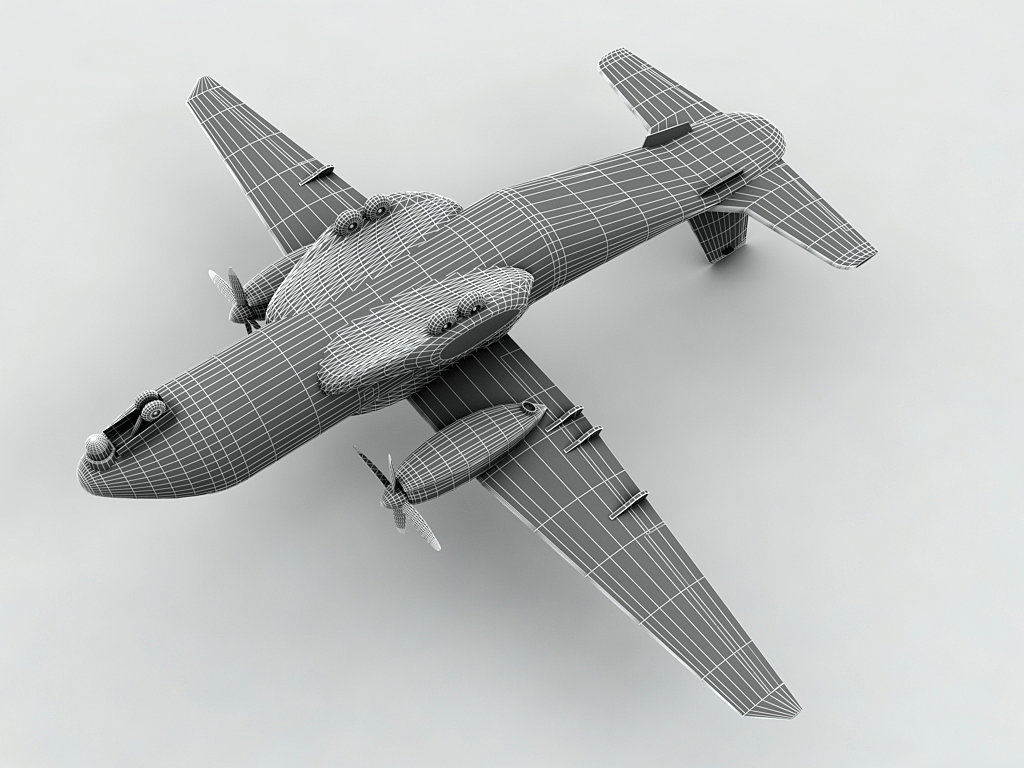 3D model EADS HC-144A Ocean Sentry Aircraft VR / AR / low-poly | CGTrader