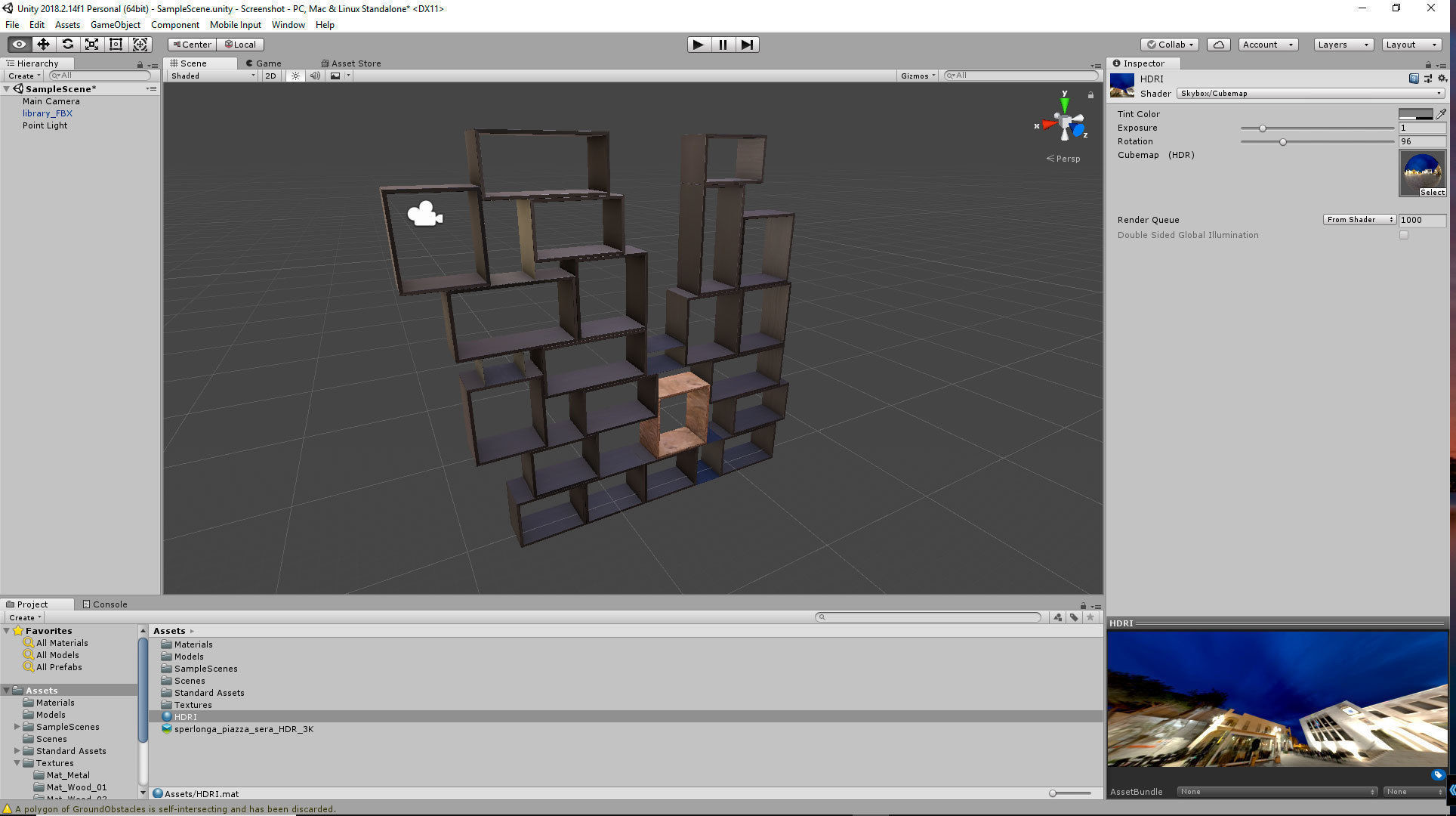 3D model Modern Library VR / AR / low-poly | CGTrader