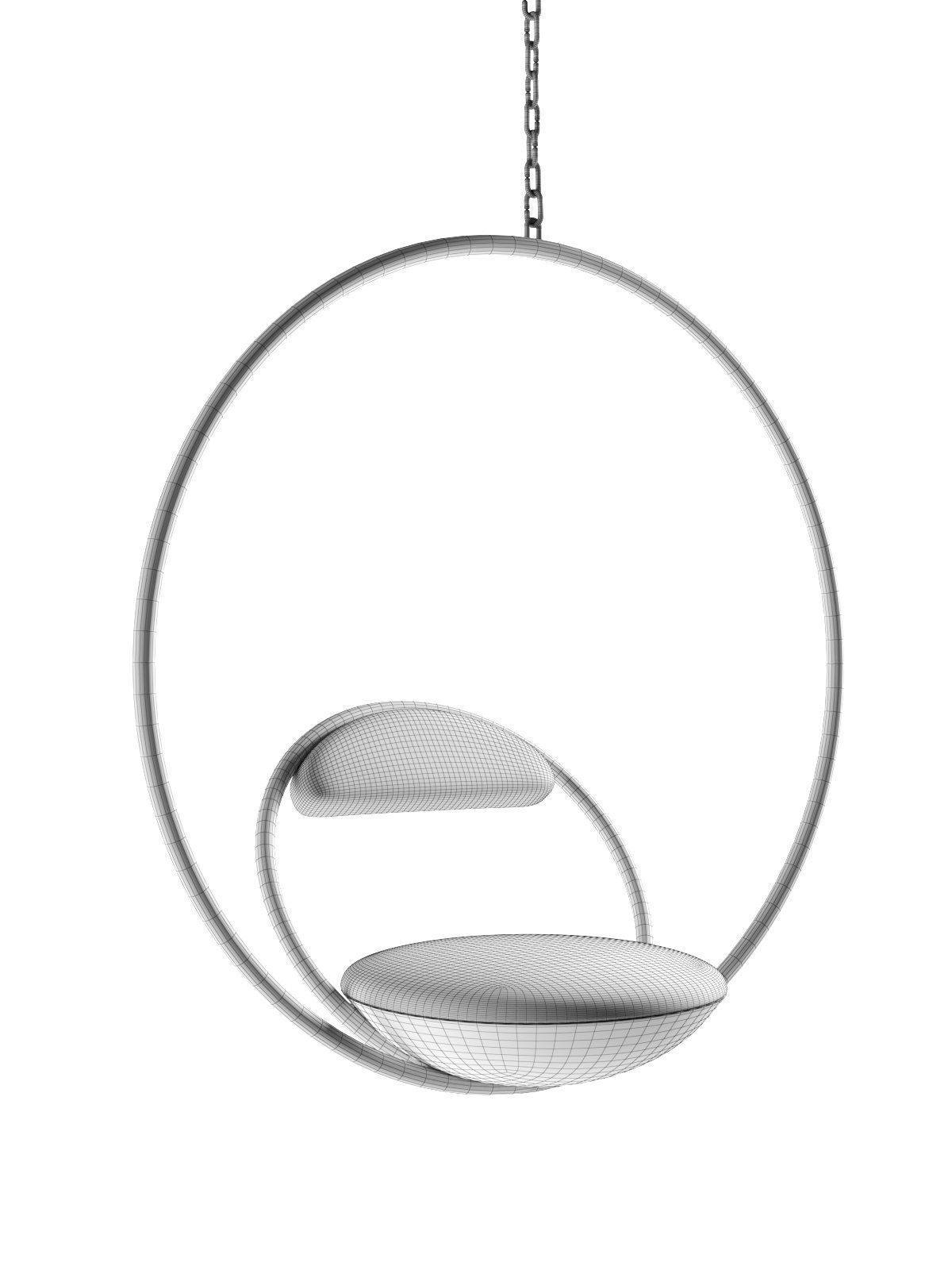 Hanging Hoop Chair 3D model | CGTrader