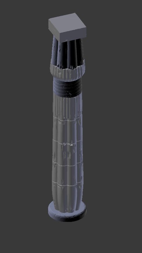 Egyptian column 3D model 3D printable | CGTrader
